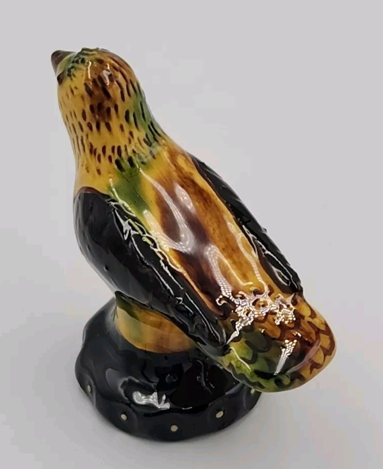 Lester Breininger 2002 Bird Crow Redware Folkart 2 3/4" T RARE | eBay