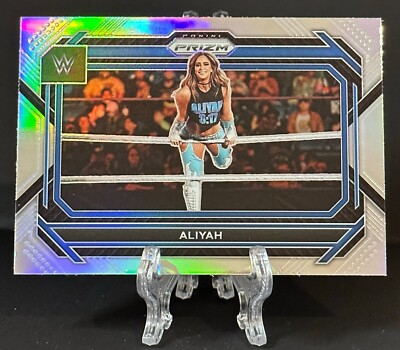 2023 Aliyah Panini Prizm WWE Silver Parallel Smackdown | eBay