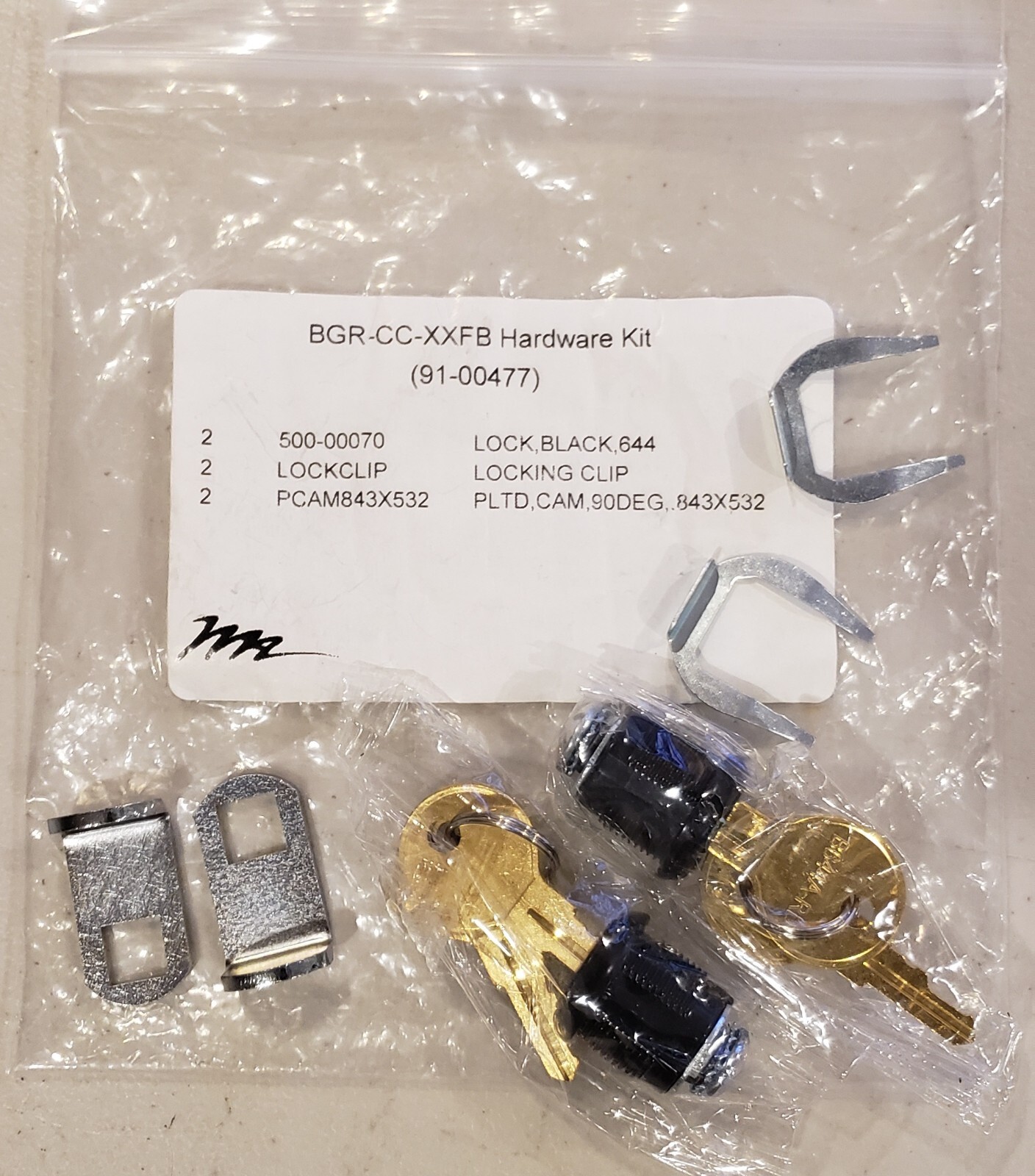 Middle Atlantic BGR-CC-XXFB Hardware Kit 91-00477 | eBay