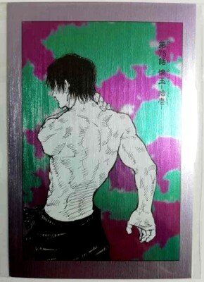 Jujutsu Kaisen Sorcery Fight Manga Cover Art Post Card 75 Toji ...