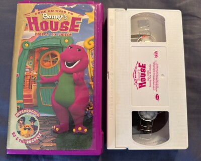 Barney - Come on Over to Barneys House (VHS, 2000) BJ & The Rockets ...