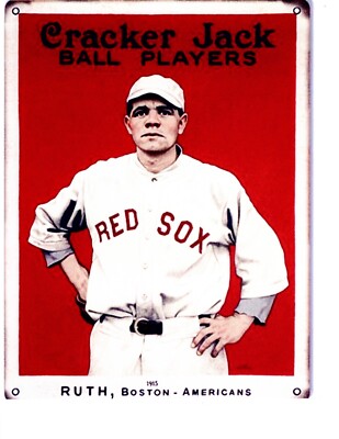 1915 ROOKIE BABE RUTH BOSTON RED SOX 8X10 PHOTO BASEBALL HOF CRACKER ...