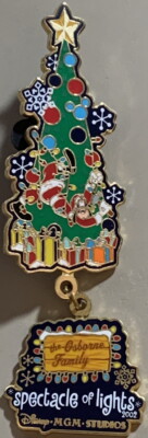 WDW DISNEY 2002 Osborne Family Spectacle Lights Goofy Xmas Tree PIN ...