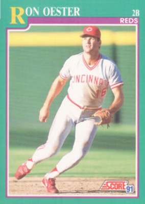 #651 Ron Oester - Cincinnati Reds - 1991 Score Baseball | eBay