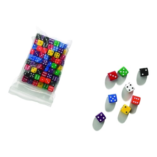 Dice - 12 Mm - Opaque - 100 Pieces | eBay