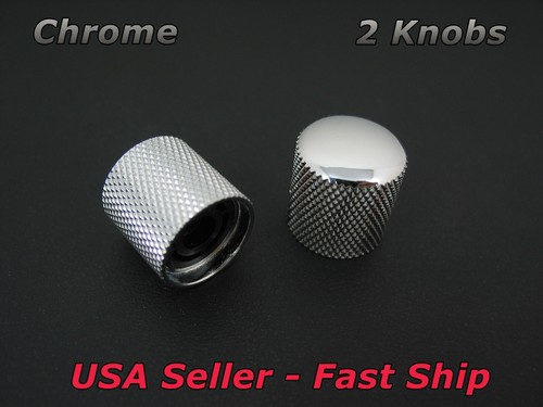 Metal Knobs for Telecaster Dome Top fits 6mm Course Spline Split Shaft ...