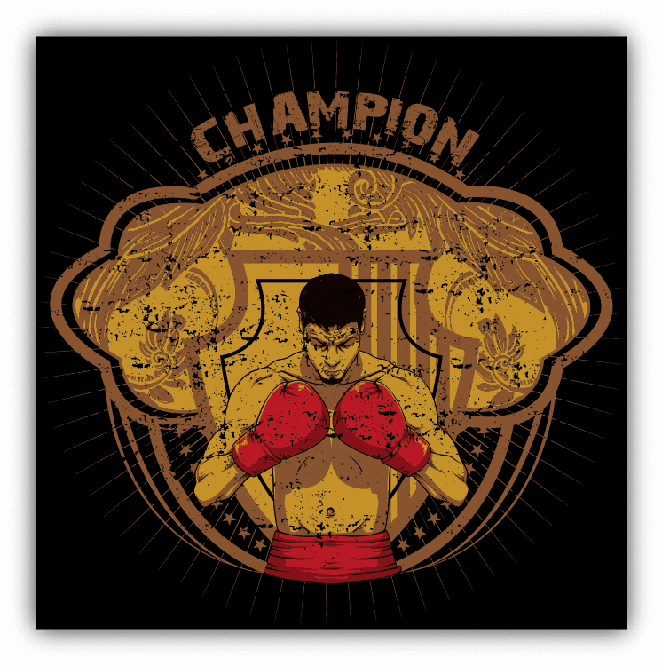 Champion Fight UFC Wrestling Car Bumper Sticker Decal 5" x 5" | eBay