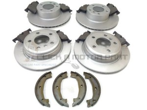 BMW F30 320 320D 11-15 FRONT & REAR BRAKE DISCS & PADS AND HANDBRAKE ...