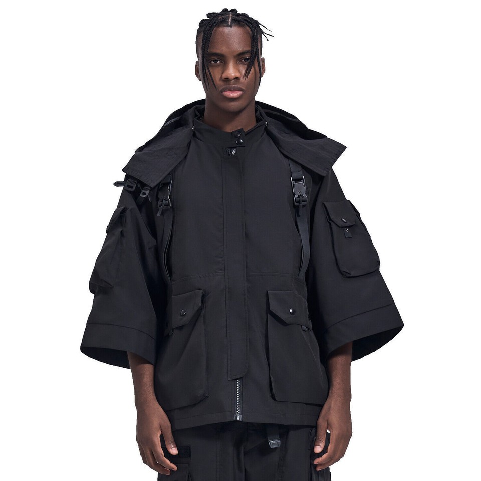 Niepce Streetwear Unisex Techwear Windbreaker Jackets Tactical Coat ...