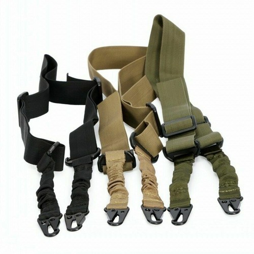 Two Point Tactical Gun Rope Sling Strap Crossbody Safety Adjustable ...