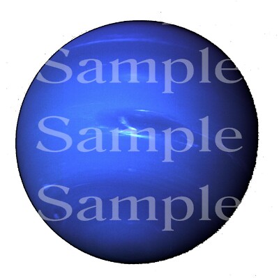 Planet Neptune Space Birthday ~ Edible 2D Fondant Cake Cupcake Topper ...