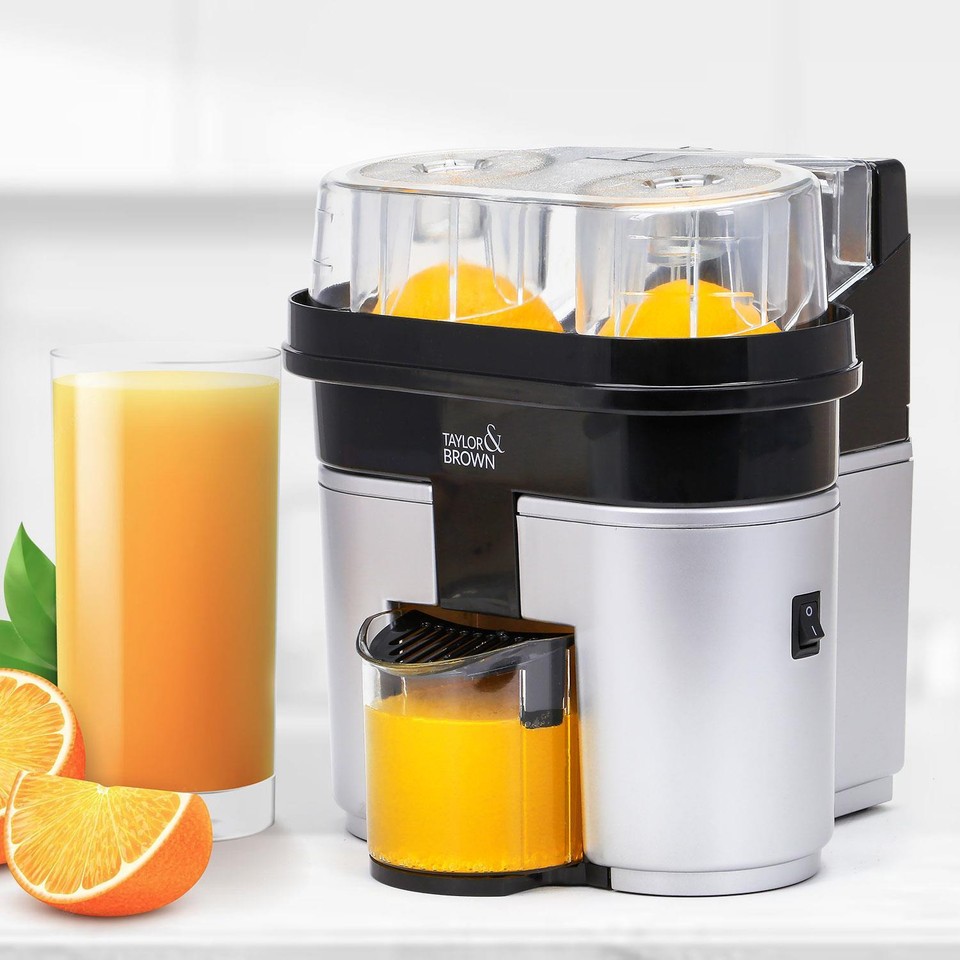 Electric Twin Citrus Squeezer Juicer Machine Juice Press Lemon ...