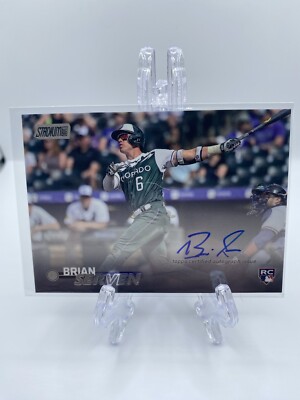 2023 topps stadium club Chrome Brian Serven Auto | eBay