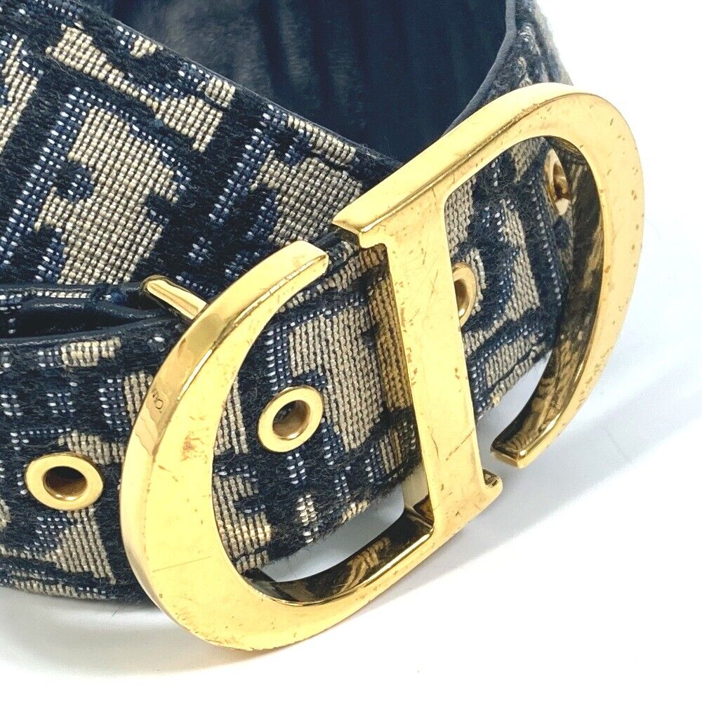 Dior oblique saddle CD buckle belt Jacquard Navy | eBay Dior oblique saddle CD buckle belt Jacquard Navy | eBay