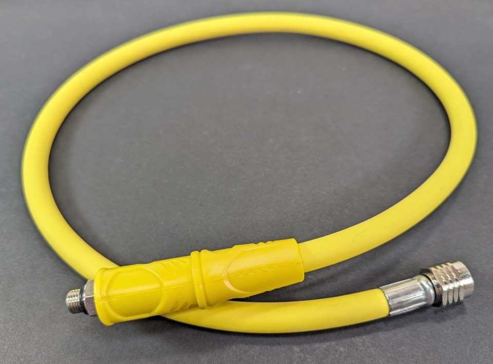 New 35" Octo Regulator Hose Scuba Dive Diving Low Pressure 36" Yellow ...