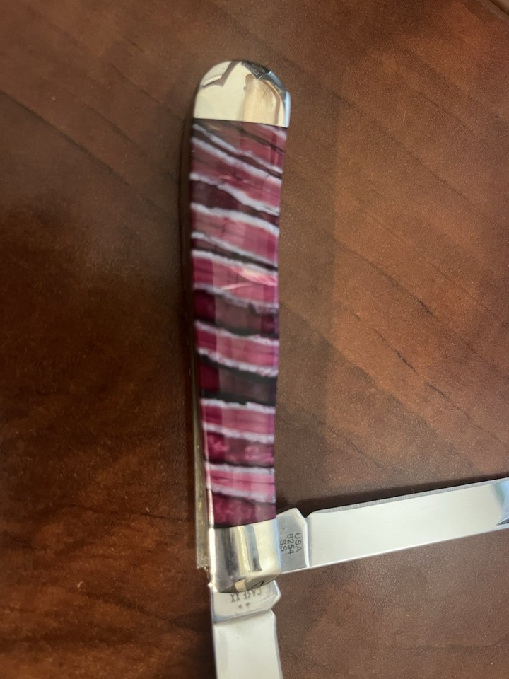 Case Trapper Pocket Knife with After Market Fossell Scales | eBay