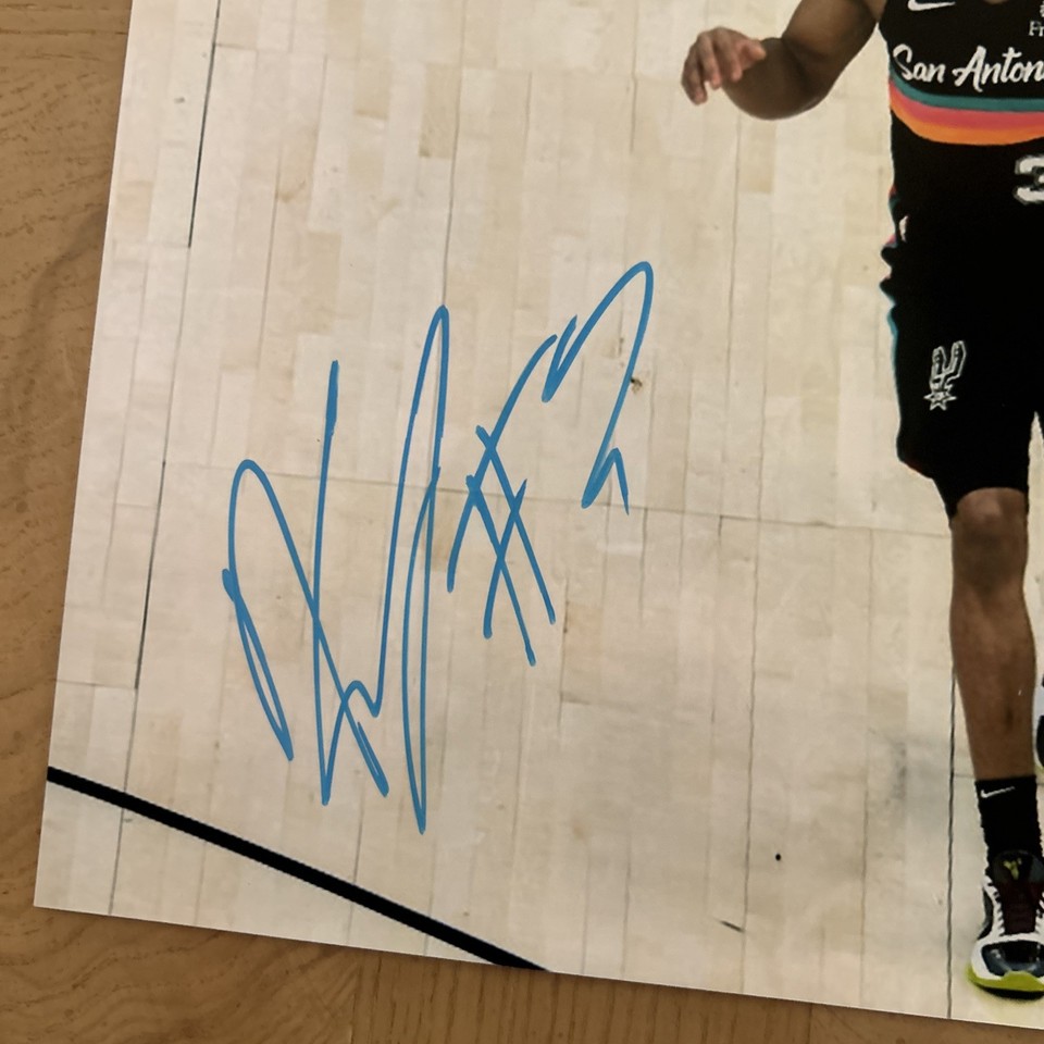 Keldon Johnson San Antonio Spurs Signed Autographed 8x10 Photo GTP | eBay