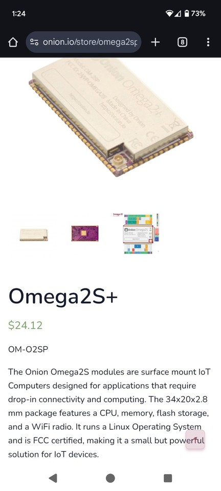 New Onion Omega 2S+ SoC OM-O2SP WiFi Linux OpenWRT Transceiver Modules ...