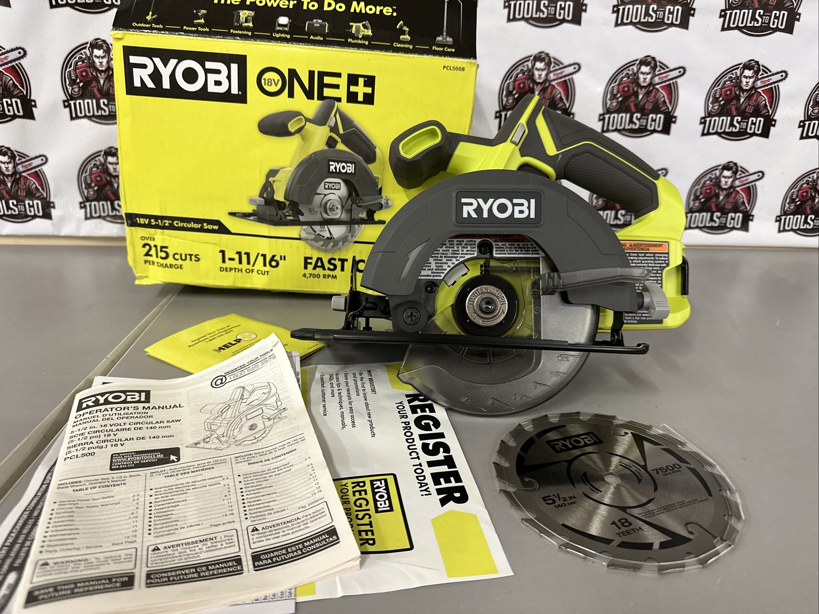 RYOBI ONE+ 18V Cordless 5 1/2" Circular Saw (Tool Only) PCL500B A13 | eBay