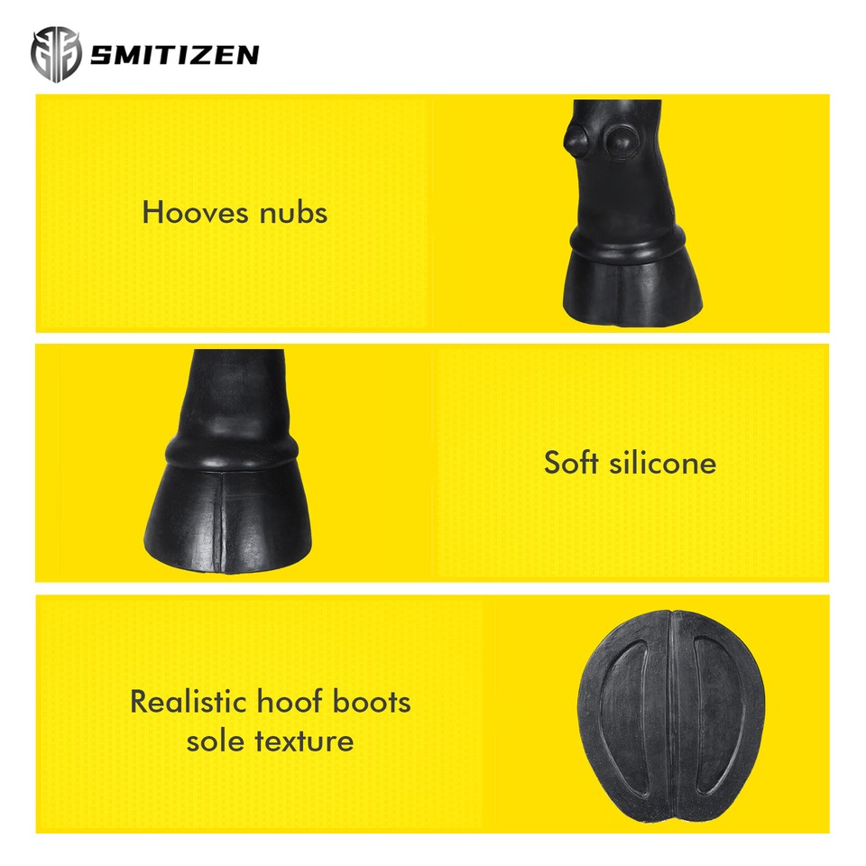 Smitizen Silicone Long-leg Hoof Boots Shoes Animal Costumes Accessories ...