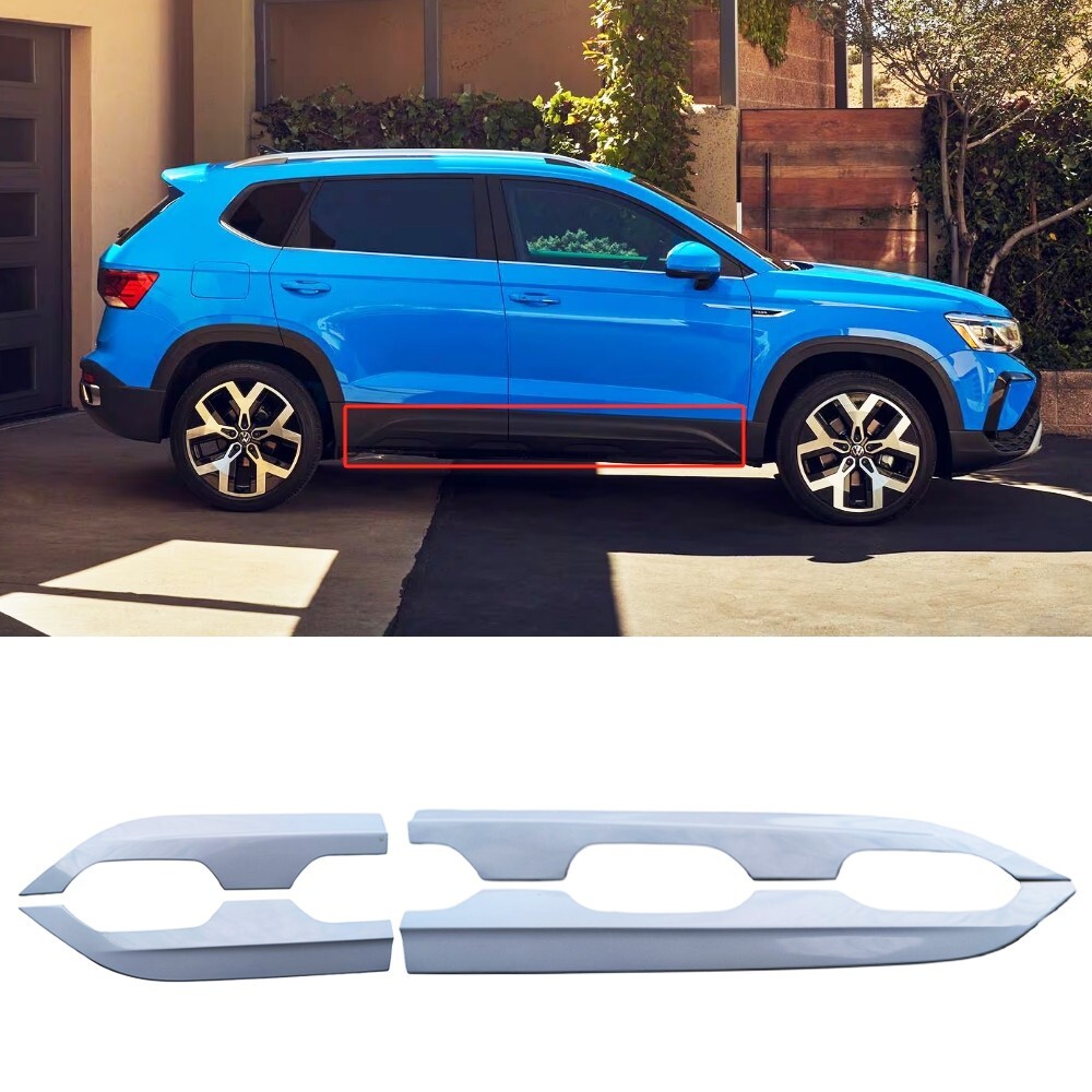 For 2023 VW Taos Accessories Side Door Window Trim Molding Scuff Strip ...