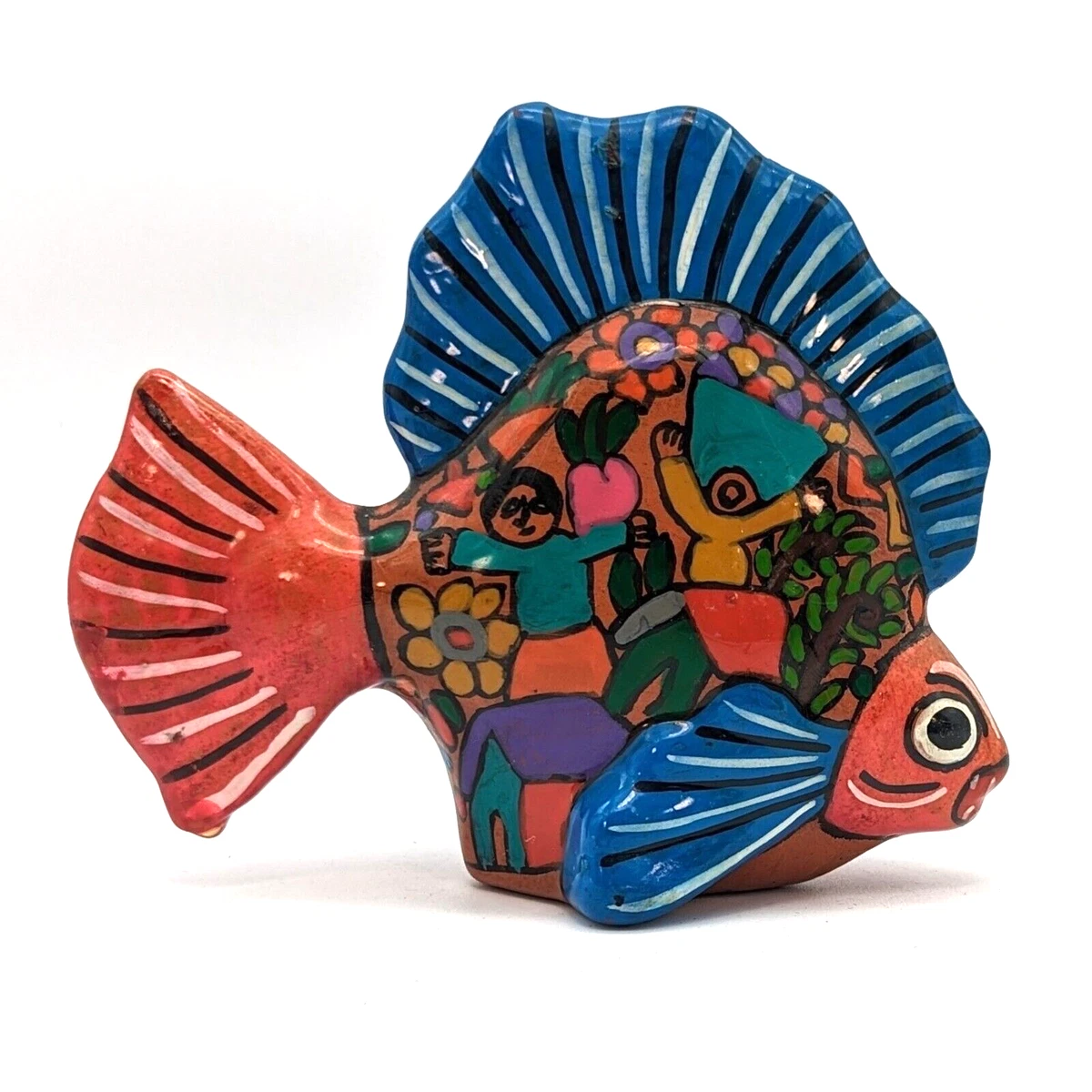 Mexican Folk Art Fish Paintings