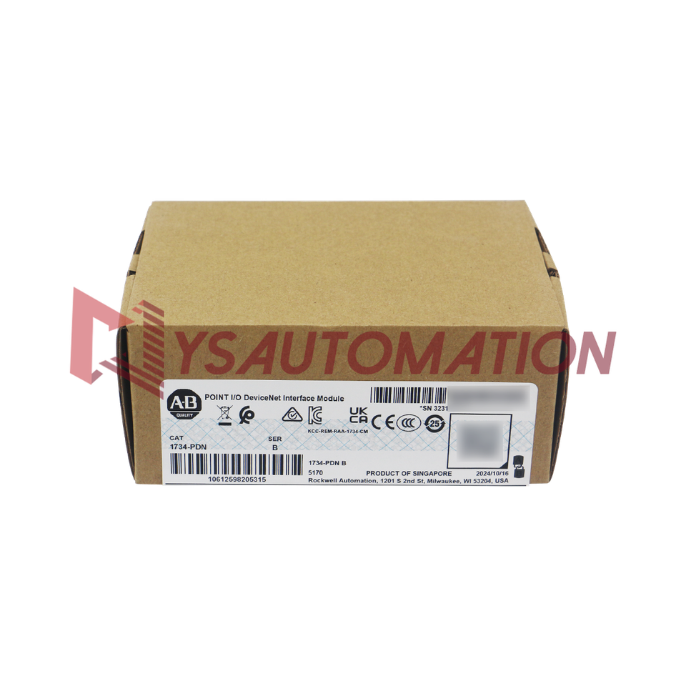 New Sealed 1734-PDN Allen Bradley POINT I/O DeviceNet Interface Module ...