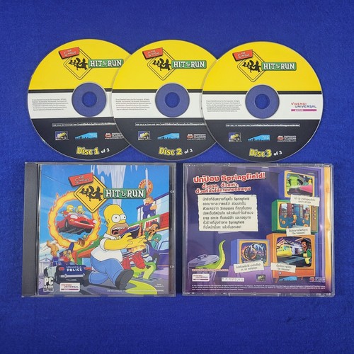 pc SIMPSONS HIT & And RUN Game *y (NI) (Works In The US) REGION FREE PC ...