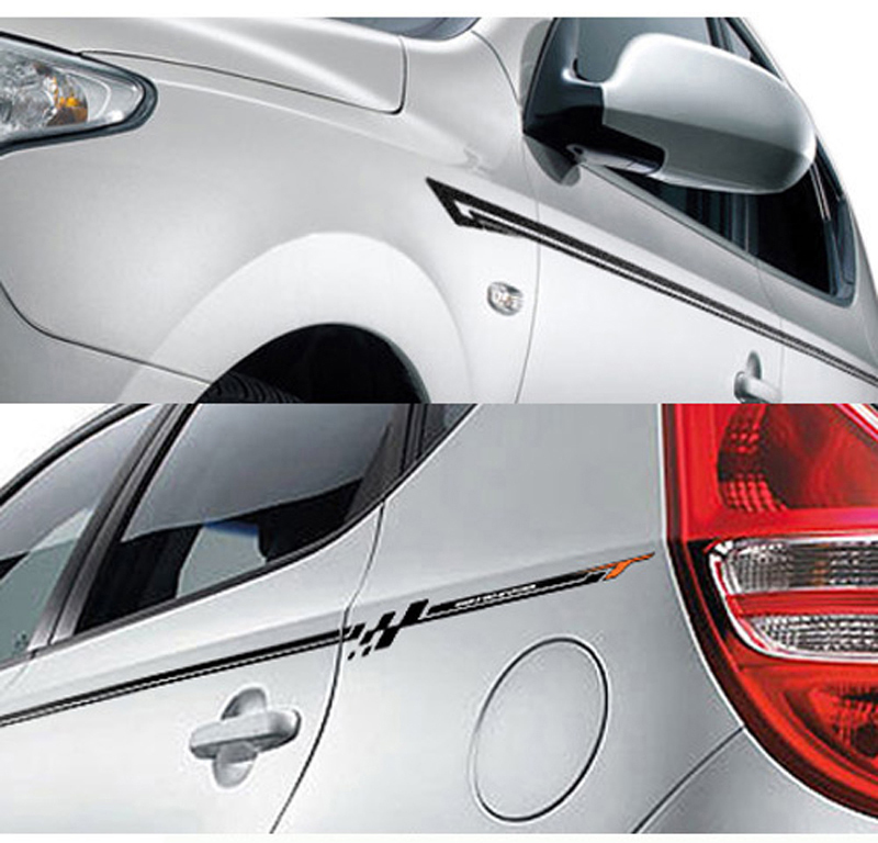 Line Decals Sticker Dark Silver for 2009 2012 Kia Forte Cerato Koup | eBay