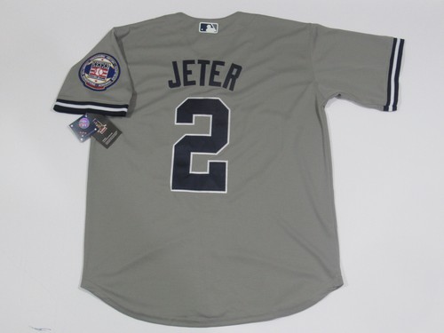 Derek Jeter #2 New York Yankees 2020 Hall of Fame Induction Jersey Gray ...
