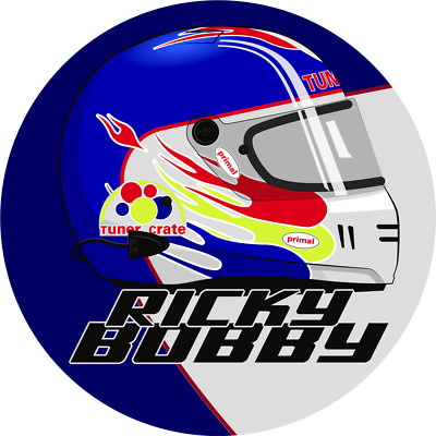 Ricky bobby sticker helmet talladega nights skate cell laptop bumper ...