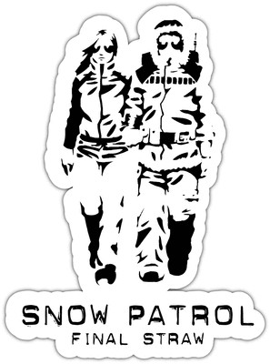 Snow Patrol Surfing Snowboard Car Bumper Window Sticker Decal 4"X5" | eBay