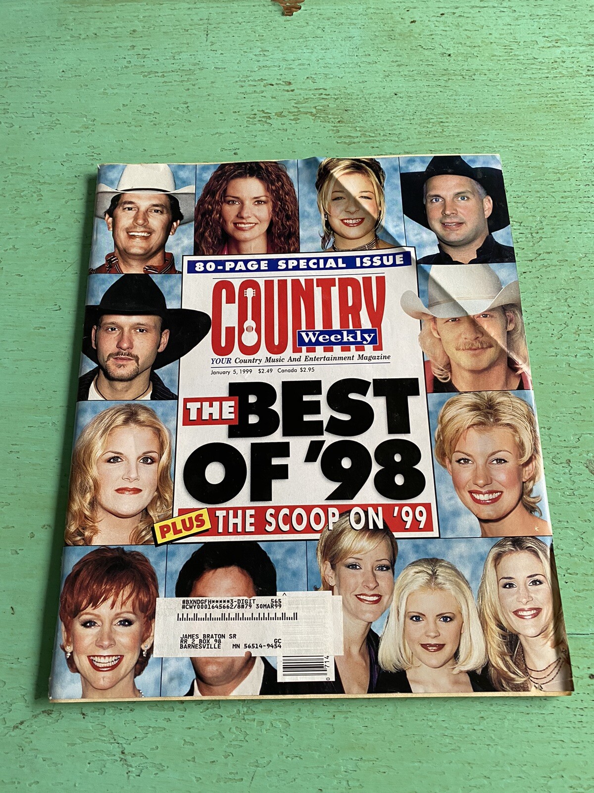 Vintage Country Music Weekly Magazine January 1999 Best Of 1998 | eBay