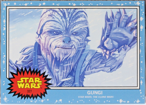 2022 Topps Star Wars Living Set Gungi #327 ~ Star Wars: The Clone Wars ...