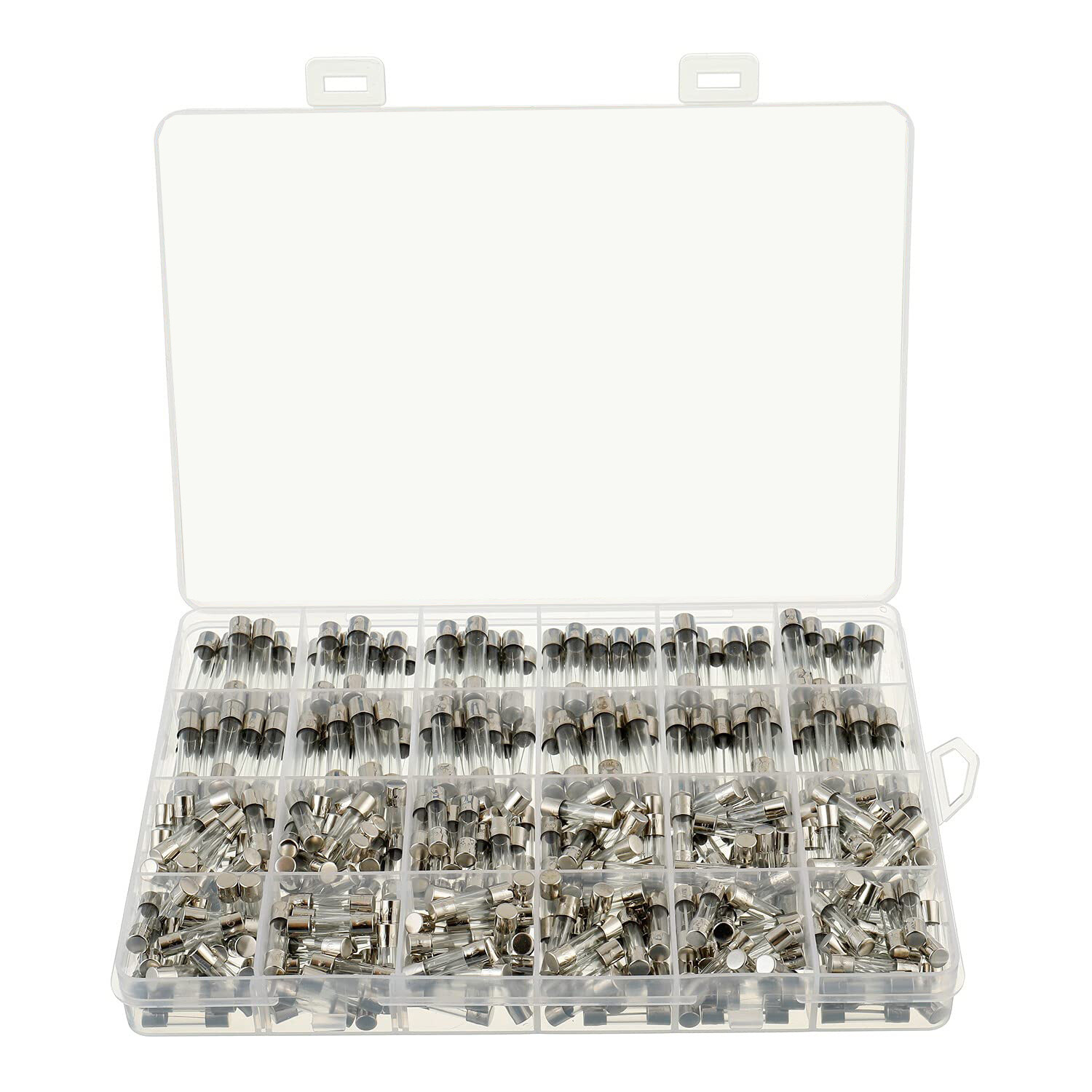 360pcs 5x20mm/6x30mm Assorted Fast Quick Blow Glass Tube Fuse Fuses Set ...