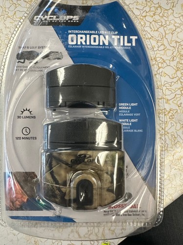 Cyclops Orion Headlamp Tilt 5 LED Hat Clip Light Camouflage ...