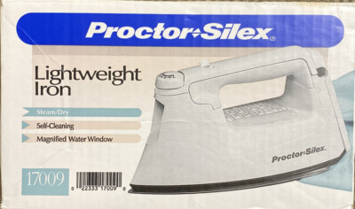Proctor Silex Lightweight Steam Iron Model 17009 - Excellent - Tested ...