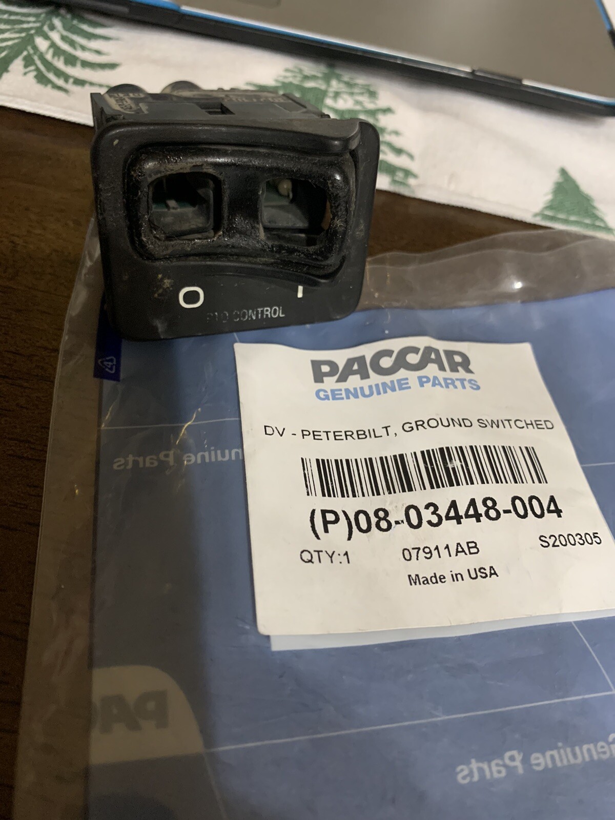 OEM Paccar 08-03448-004 PTO Control Switch for sale online | eBay