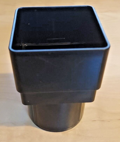 FloPlast pipe socket, 65mm square to 68mm round in black uPVC | eBay
