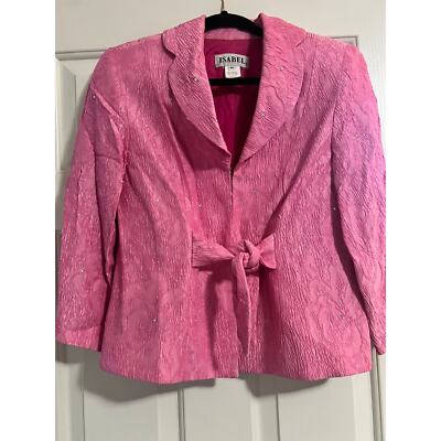 ISABEL Vintage Pink Evening jacket | Size Medium | eBay