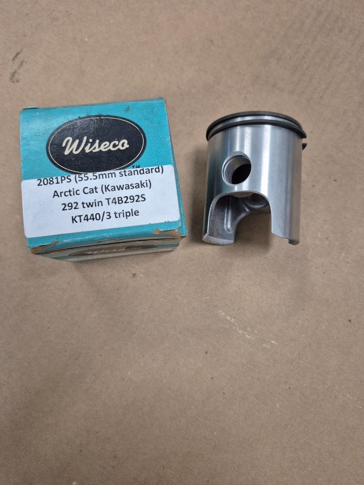 Vintage Arctic Cat Snowmobile 292 Kawasaki Twin Piston w/rings Wiseco ...