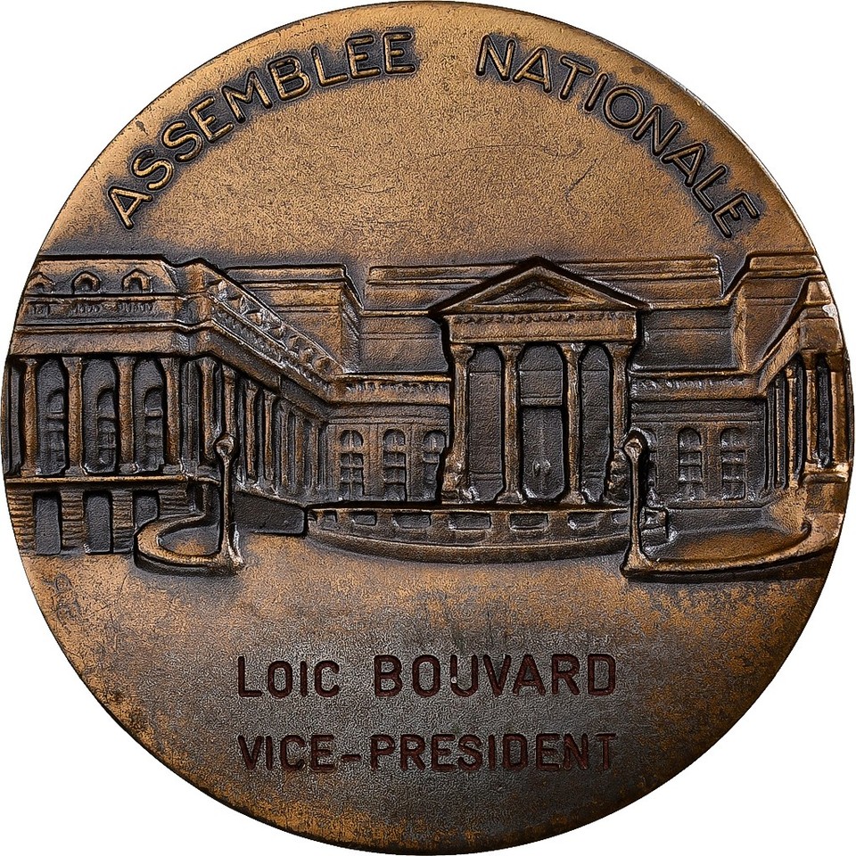 [#636892] France, Medal, Assemblée nationale, vice-président Loïc ...