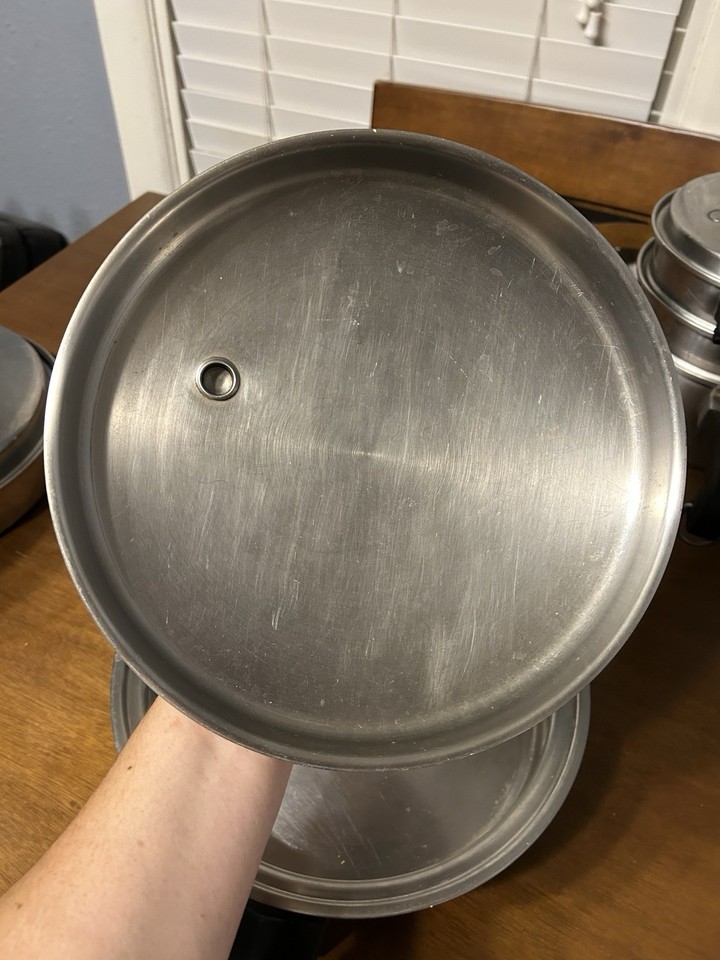 Saladmaster 18-8 Tri-Clad Stainless Steel Cookware Set 13 Pcs Lot ...