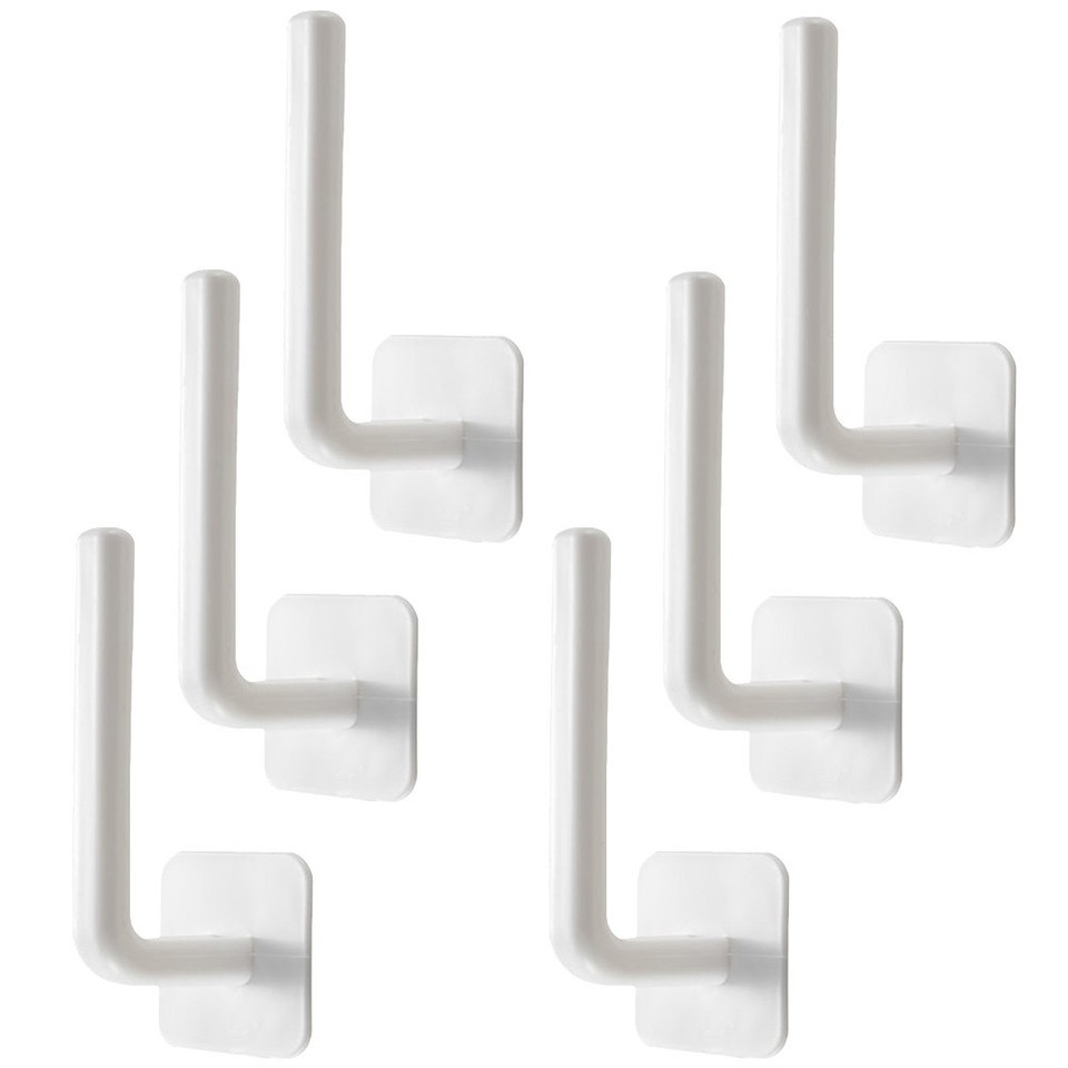 6Pcs Wall Mounted Hat Rack No Drilling Baseball Cap Hanger Headband ...