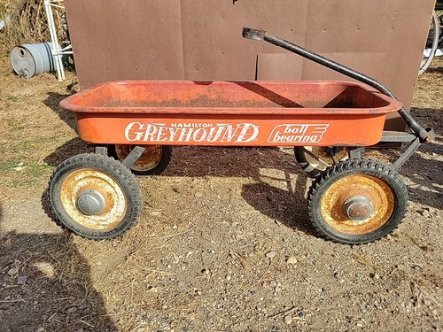 Vintage Red Hamilton Grey Hound Wagon | eBay