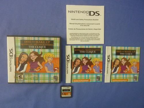 Diss and Make Up The Clique Nintendo DS Complete with Manuals | eBay ...