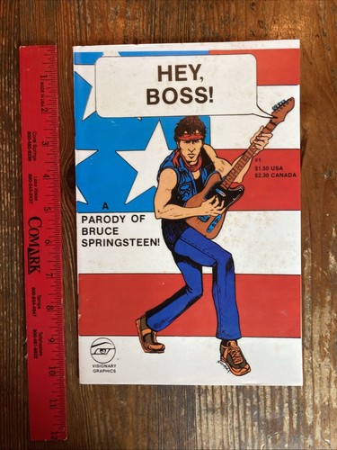 Hey, Boss 1986 Bruce Springsteen Parody Comic Book | eBay