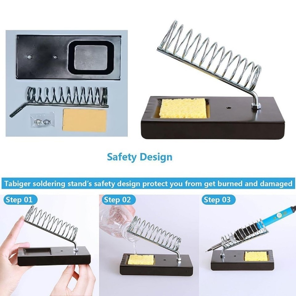 Electric Soldering Iron, Soldering Iron Kit, Adjustable Temperature ...