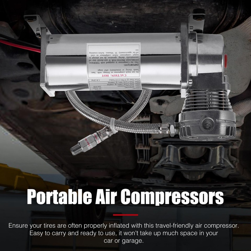 200PSI Air Compressors for Air Suspension/Ride/Horn/Train Compressor ...