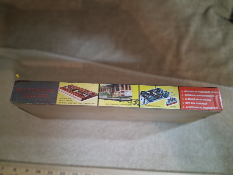 Vintage 1959 Hawk San Francisco Cable Car Model Kit 1/4" Scale | eBay
